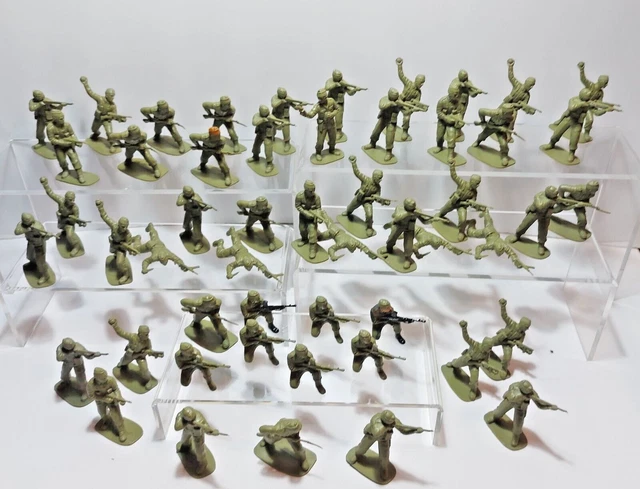AIRFIX 1/32 WWII British Commandos 52x lot loose plastic toy soldiers £ ...