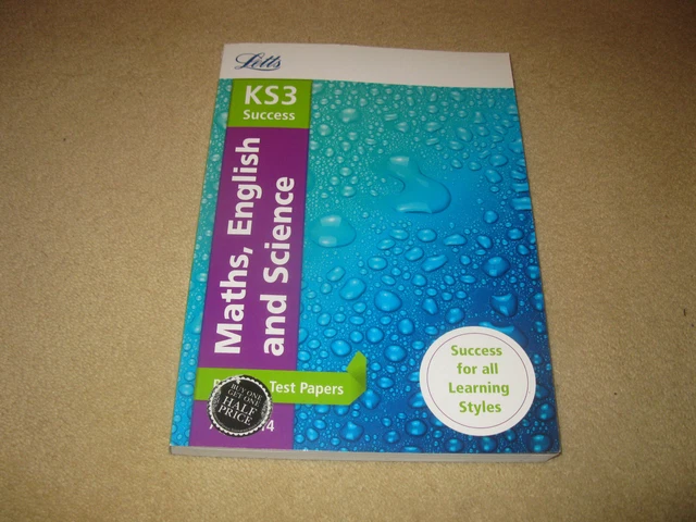 LETTS MATHS ENGLISH Science Practice Test Papers KS3 Success Workbook ...