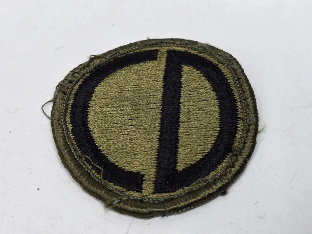 VINTAGE U.S. ARMY 85th Infantry Division OCP Patch Custer Division ...