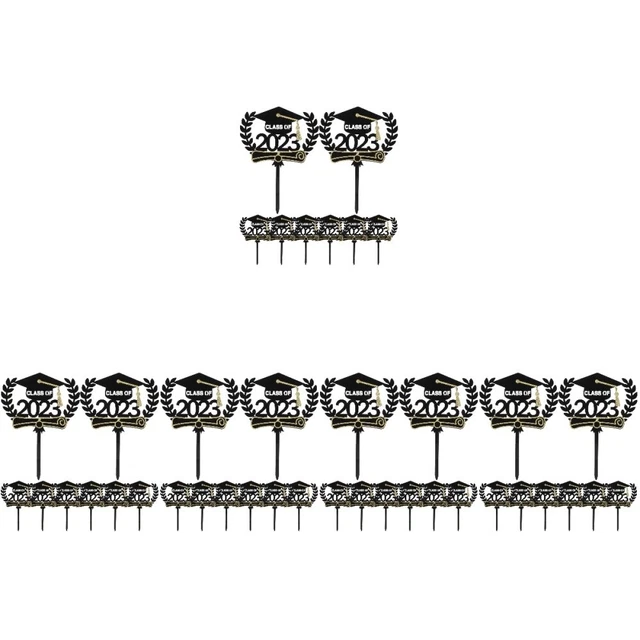 SAISON DES DIPLÔMES 40 PCS 2023 Graduation Course Picks Fruit Cupcake ...