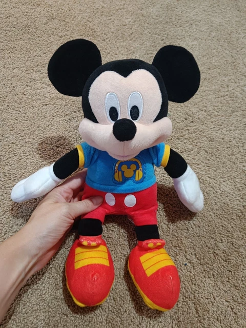 DISNEY JUNIOR CLUBHOUSE Mickey Mouse Singing Talking Plush Toy 14 ...