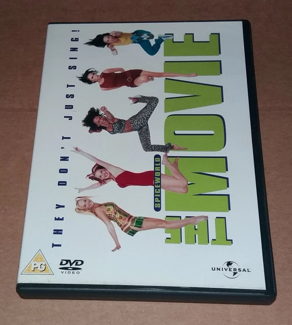 SPICEWORLD-THE MOVIE (DVD, 2000) With postcards, Spice Girls film, OOP ...
