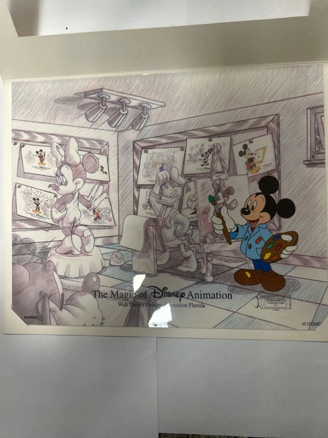 DISNEY MGM STUDIOS ANIMATION cel Mickey Mouse “character Class” 2003 £ ...