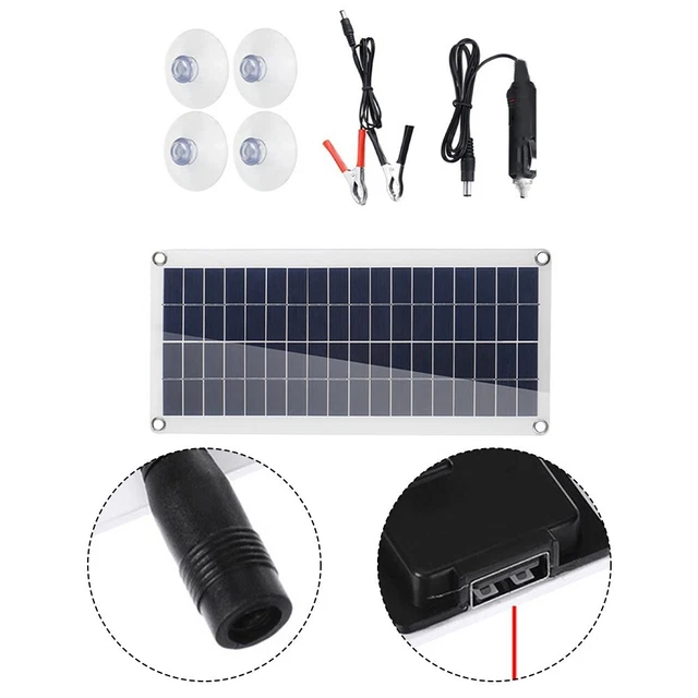 KIT DE PANNEAUX solaires polyvalents et portables id al pour bateaux et motos EUR 71,48 ...