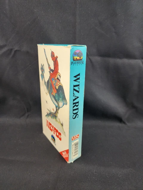 WIZARDS 1977 RALPH BAKSHI VHS (1993, FOX) HTF ANIMATED VGC Read ...