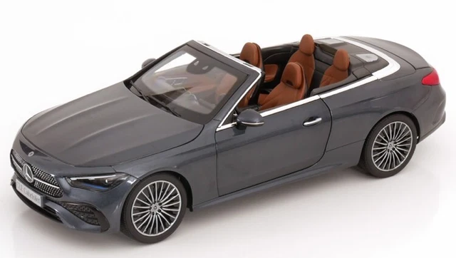 MERCEDES-BENZ A 236 Cle Cabriolet AMG Ligne 2024 Gris Graphite 1:18 ...