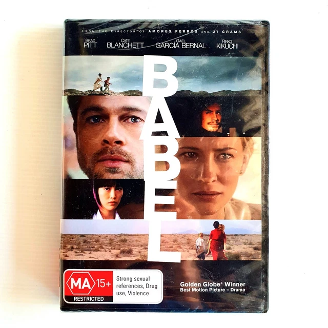 BABEL DVD 2011 Drama, Brad Pitt, Cate Blanchett, Alejandro Gonzalez, Region 4 $8.48 - PicClick AU