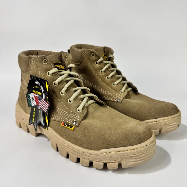 MEN'S WORK BOOTS 6"Height Slip Resistant Soft Toe Bota De Trabajo Size ...