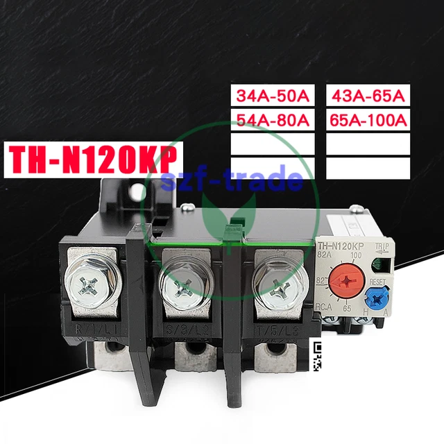 1PC NEW MITSUBISHI Thermal Overload Relay TH-N120KP 65-100A 34-50A 43-65A 54-80A EUR 67,85 ...