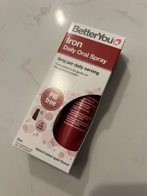 BETTERYOU IRON VITAMIN Daily Oral Spray - 25ml £6.00 - PicClick UK