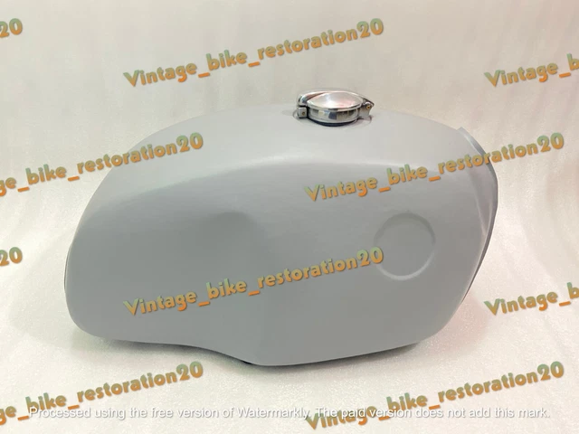 GAS PETROL FUEL Tank Raw Steel BMW R100 Rt Rs R90 R80 R75 & Monza Cap ...