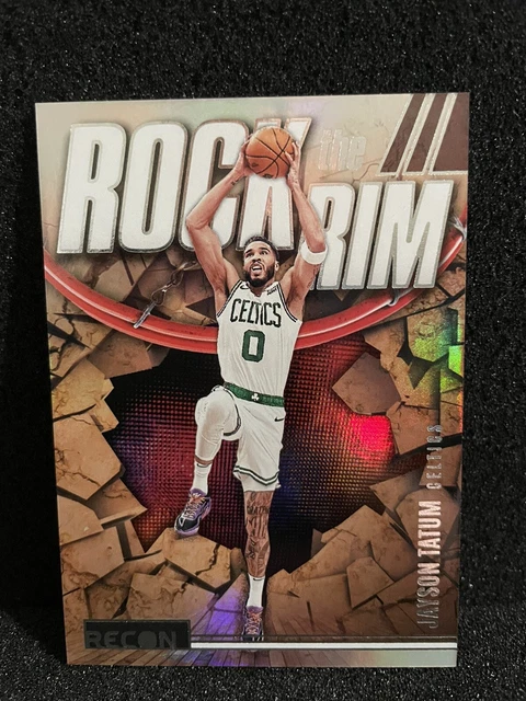 2023-24 RECON JAYSON Tatum Rock ologramma argento con cerchio #15 ...