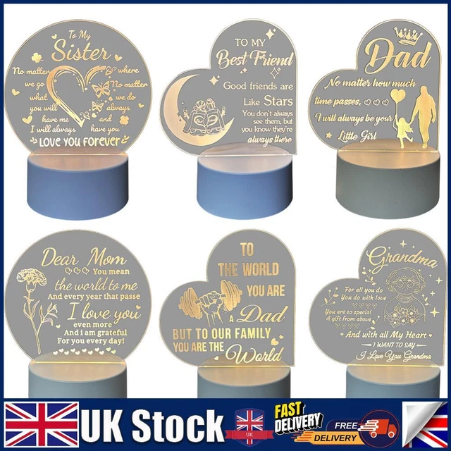 INSPIRATIONAL LED LIGHT Mother Day Gifts for Mom Granny Gifts From ...