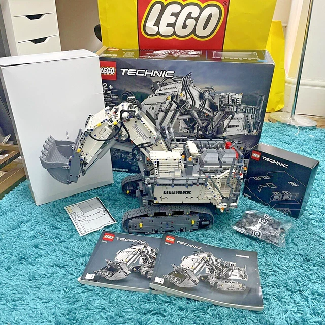 LEGO-TECHNIC: LIEBHERR R 9800 Excavator (42100) complete with boxes and ...