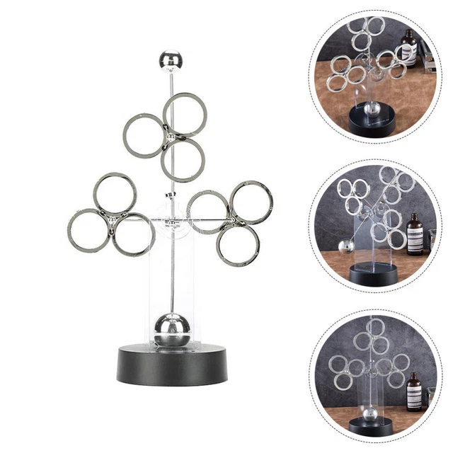 SOLAR SYSTEM TOYS Executive Desk Toy Perpetual Motion Swing Sculpture £ ...