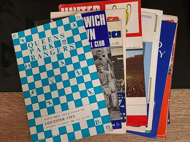 17 X LEICESTER City Away Programmes 1968-1969 League And Cup £8.00 ...