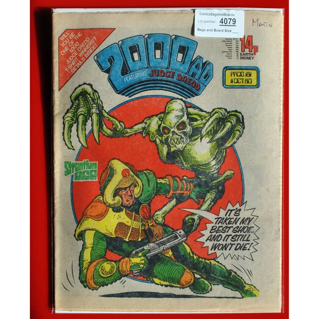 2000AD PROG 181 Judge Dredd Strontium Dog Comic Book 11 10 80 UK 1980 ...