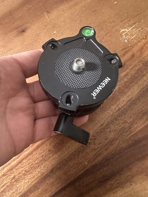 NEEWER TRIPOD LEVELING Base (60mm) Camera Leveler,Adjusting Tripod Head ...