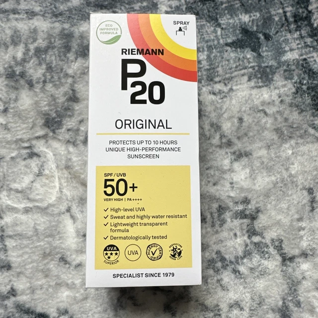 RIEMANN P20 ORIGINAL | SPF50+ Spray | High-Level UVA Sun Protection ...
