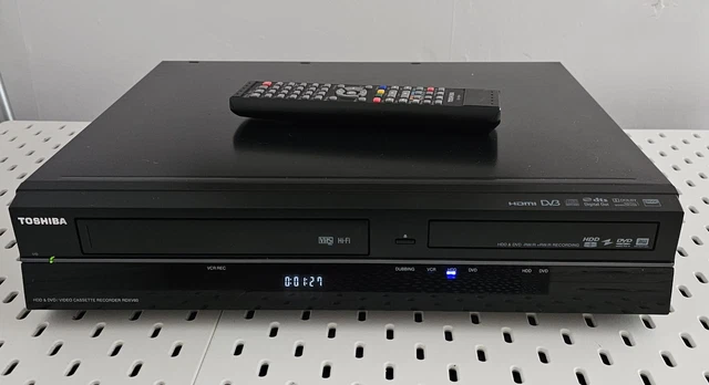 TOSHIBA RDXV60 VHS/HDD/DVD RECORDER 320GB Copy VHS to DVD, HDMI £182.72 - PicClick UK