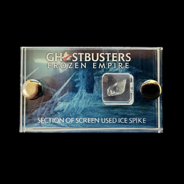 MOVIE PROP GHOSTBUSTERS Frozen Empire Section of Screen Used Ice Spike ...