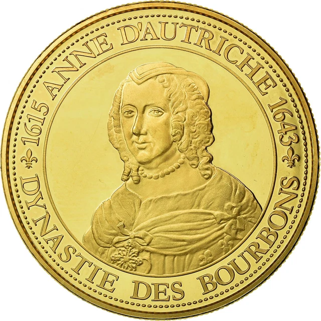 [#710609] FRANCE, MÉDAILLE, Anne d'Autriche, History, FDC, Copper Gilt EUR 21,95 - PicClick FR