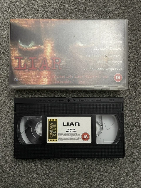 LIAR MOVIE VHS Tape - Psychological Horror - Tim Roth - FAST & FREE ...