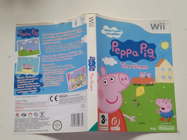 NINTENDO WII PEPPA Pig The Game inlay insert Artwork Cover ( ONLY ) £2. ...