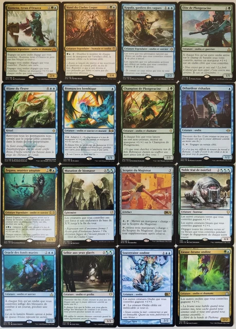 MTG COMMANDER DECK Ondin/Merfolk Kumena Tyran d'Orazca 100 Cartes Magic ...