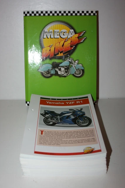 &HACHETTE& MEGA BIKES Collection - 1 Ring Binder and 243 Collector ...