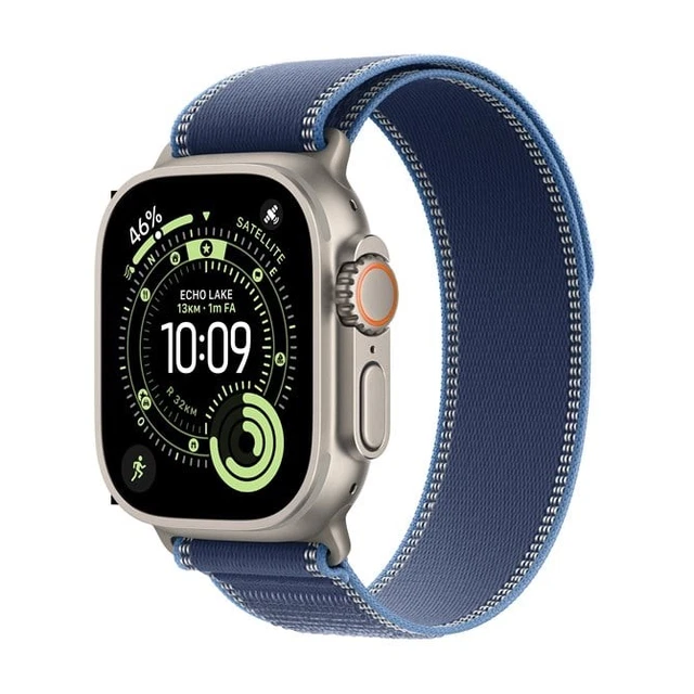 APPLE WATCH ULTRA 3 GPS + Cellular 49mm Natural Titanium Case with Blue ...