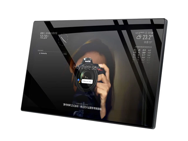 WAVESHARE 13.3INCH MAGIC Mirror Raspberry Pi 3A+ Inside Voice IPS Touch ...