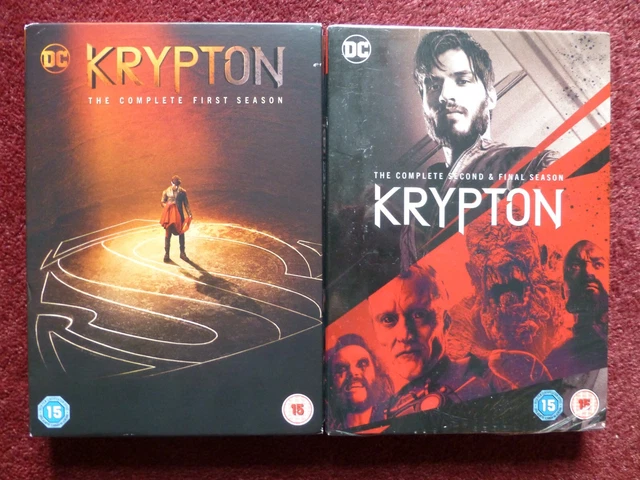 KRYPTON DVD, COMPLETE Seasons 1-2 (Season 2 still new and sealed) EUR ...