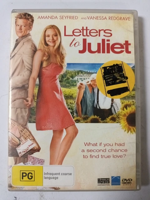 LETTERS TO JULIET DVD Amanda Seyfried Vanessa Redgrave ak29 $7.73 ...
