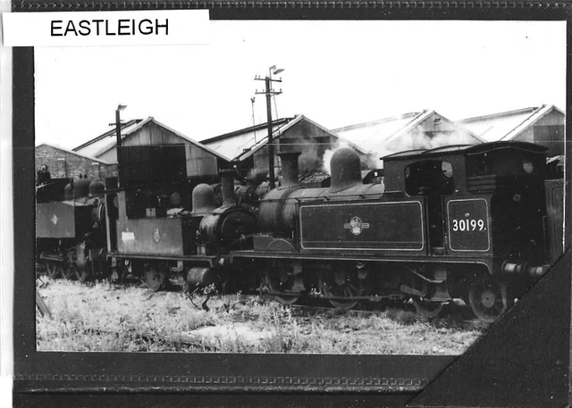 EASTLEIGH ENGINE SHED / Mpd - 1963 View - Photo Print In Sleeve - # ...
