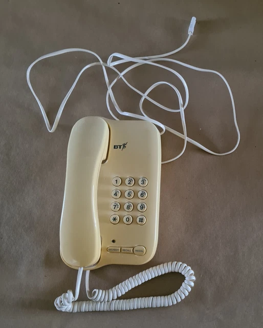 VINTAGE BT 1980S Relate 80 Push Button Phone - discoloured £4.00 ...