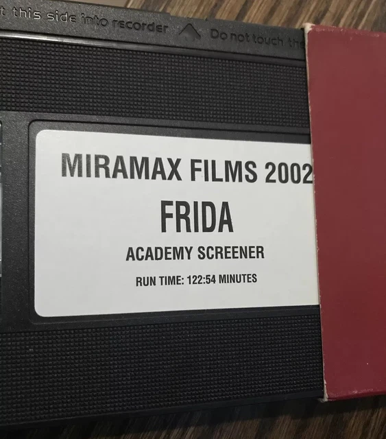 RARE ACADEMY OSCAR screener vhs of Frida with Salma Hayek tested $812. ...
