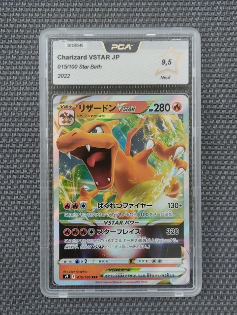 CARTE POKÉMON CHARIZARD Vstar Jap 015/100 Star Birth Pca9,5 Ultra Rare ...