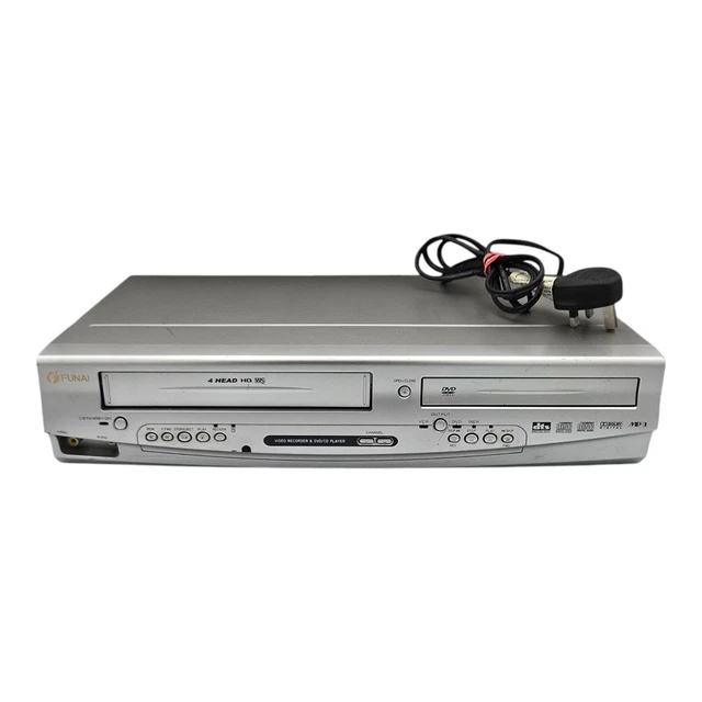 FUNAI DBVR-6510 VHS Video Recorder & DVD/CD Player Silver Faulty Parts ...