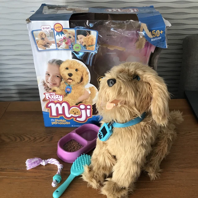 MY FUZZY FRIENDS Moji Interactive Labradoodle - Plush Interactive Dog £ ...