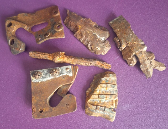 SHELL SELECTION OF shrapnel from ranges collections boot fairs jumble ...