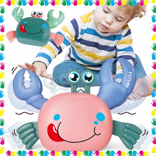 ELECTRIC MUSIC CRAWLING Crab Baby Sensory Interactive Toy Gift £11.88 ...