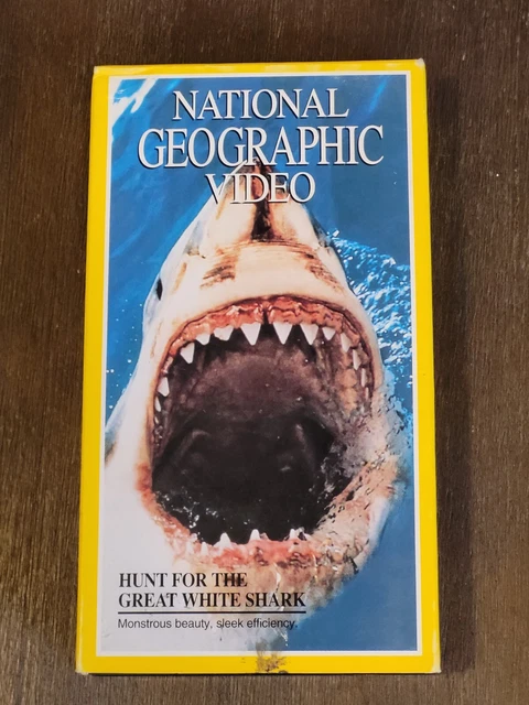 NATIONAL GEOGRAPHIC VHS Hunt for The Great White Shark 1994 $7.99 ...