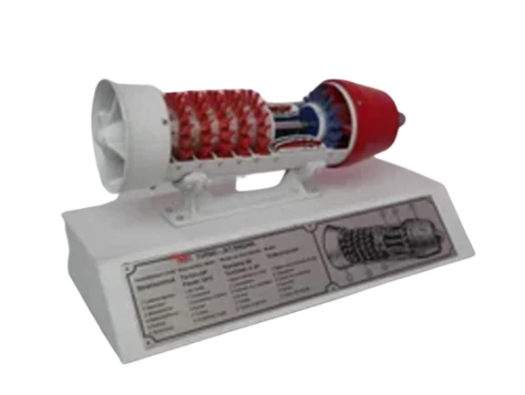 GAS TURBINE TURBOJET engine Engine model Jet engine model AjantaExports ...