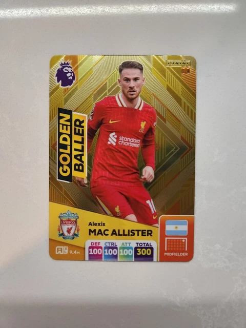 PANINI ADRENALYN XL Premier League 2025 Alexis Mac Allister Golden ...