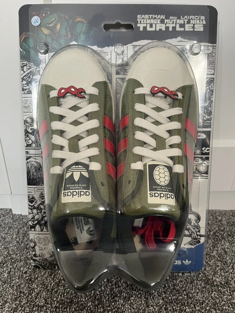ADIDAS TEENAGE MUTANT Ninja Turtles TMNT Shelltoe Superstar UK8 ...