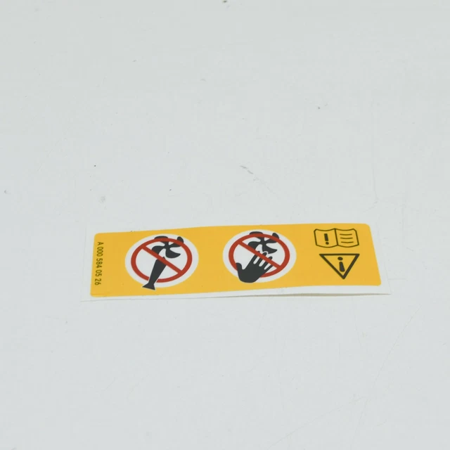 MERCEDES-BENZ CLA C117 Fan Shroud Information Label A0005840526 EUR 6 ...