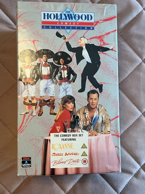 COMEDY FILMS BOX set VHS - Roxanne, Blind Date and Three Amigos! £3.95 ...