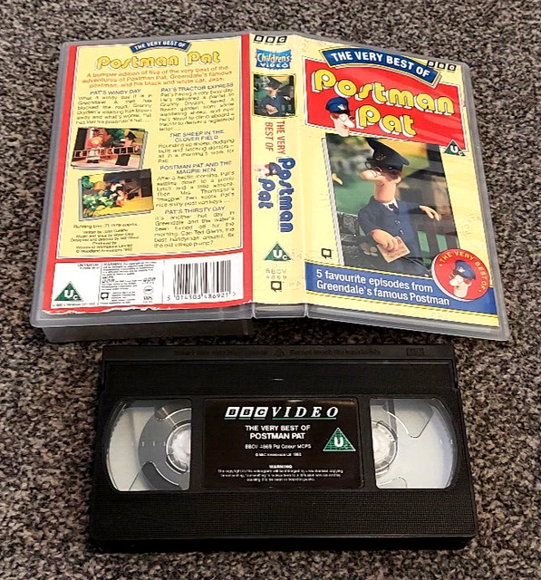 THE VERY BEST Of Postman Pat Bbc Video Jess Pal Vhs Video Kids Children ...