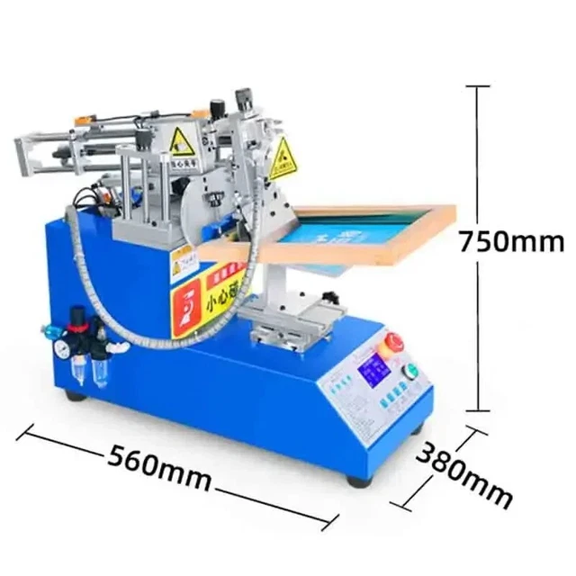 AUTOMATIC SILK SCREEN Printing Machine Stand Semi Solder Paste Printing ...